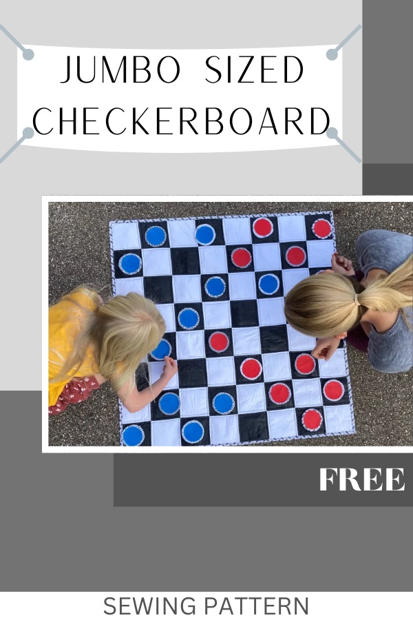 Jumbo Sized Checkerboard FREE sewing pattern - Sew Modern Kids