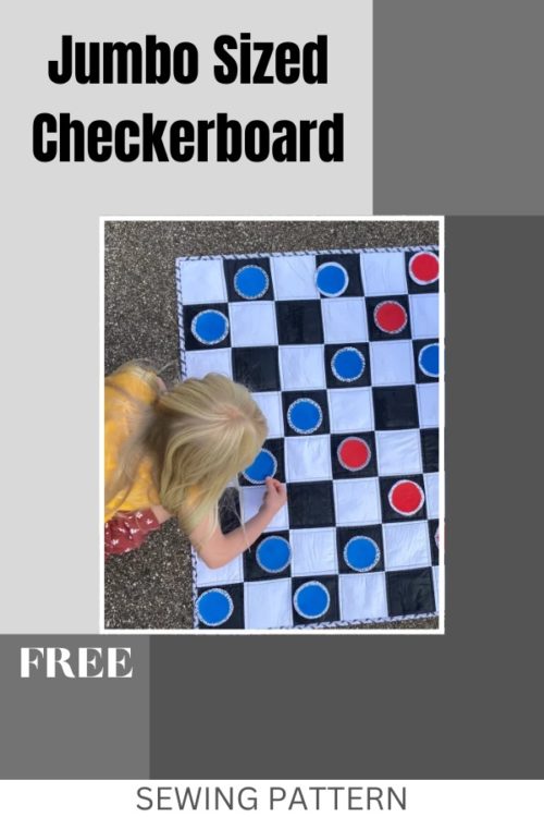 Jumbo Sized Checkerboard FREE sewing pattern - Sew Modern Kids