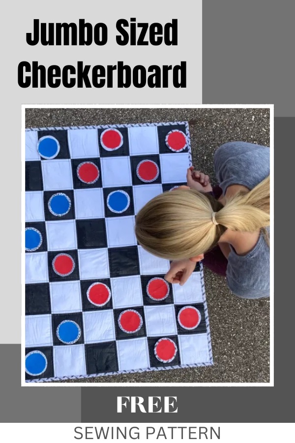 Jumbo Sized Checkerboard FREE sewing pattern - Sew Modern Kids