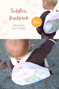 Toddler Backpack FREE sewing pattern - Sew Modern Kids