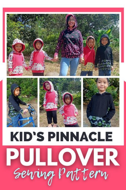 Kid's Pinnacle Pullover sewing pattern (3mths to 12yrs) - Sew Modern Kids