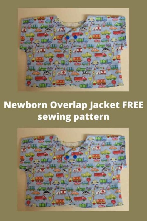 Newborn Overlap Jacket FREE sewing pattern - Sew Modern Kids