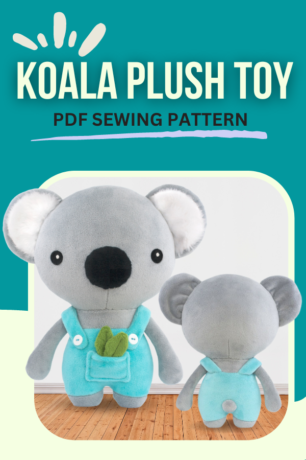 Koala Plush Toy sewing pattern - Sew Modern Kids