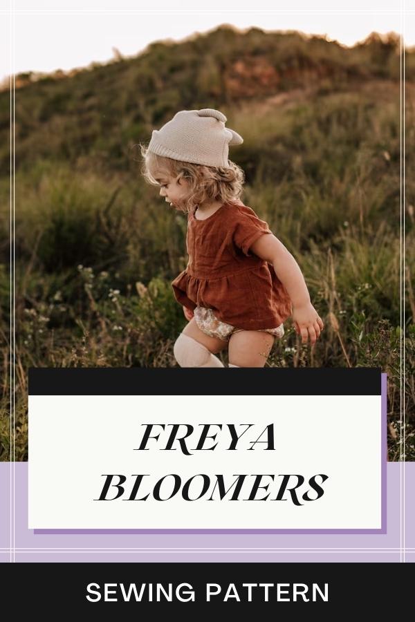 Freya Bloomers sewing pattern (0-3mths to 5-6yrs) - Sew Modern Kids