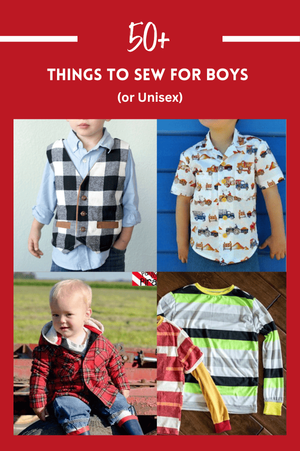 Boy (or Unisex) sewing patterns (free and paid) - Sew Modern Kids