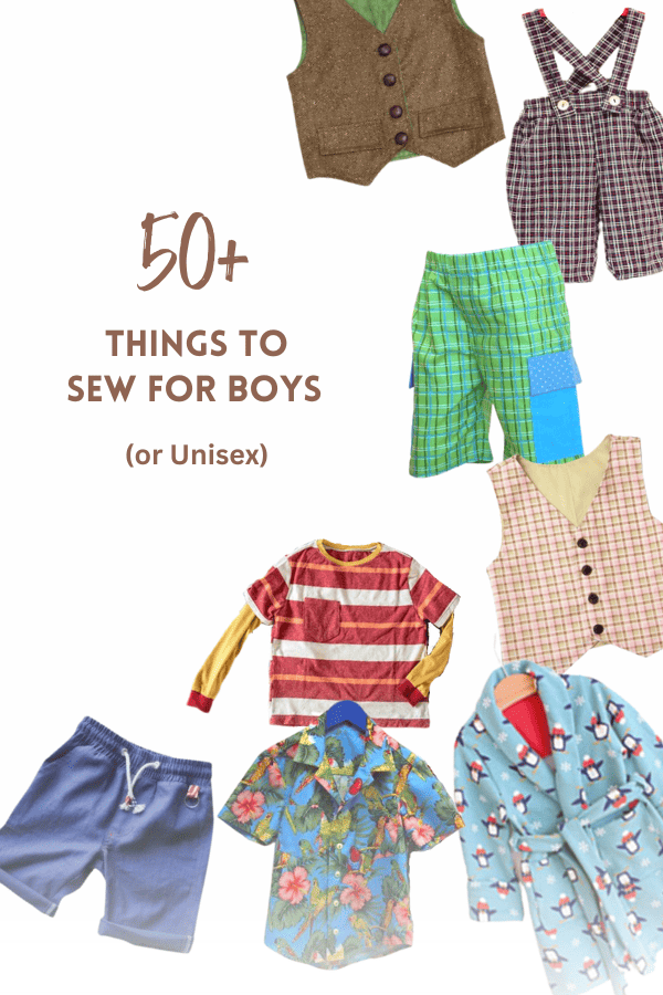 Boy (or Unisex) sewing patterns (free and paid) - Sew Modern Kids