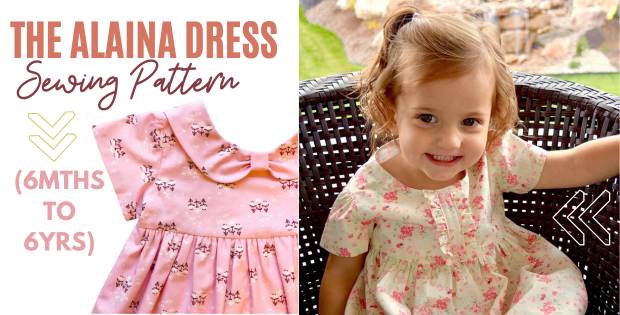 Snap Wrap Dress FREE sewing pattern for a toddler - Sew Modern Kids