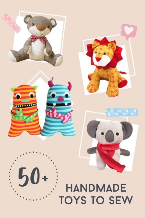 50+ Toy sewing patterns (free and paid) - Sew Modern Kids