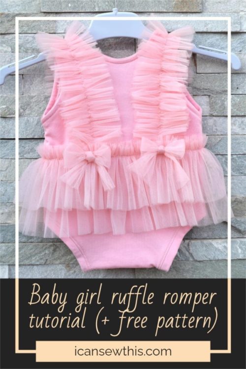 Baby Girl Ruffle Romper FREE sewing pattern (2-4 months) - Sew Modern Kids