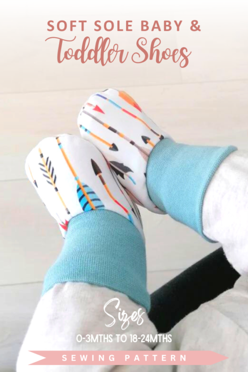 Snuggle Soft Sole Baby Booties sewing pattern (0-3mths to 18-24mths ...