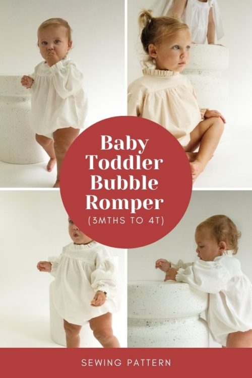 Baby Toddler Bubble Romper sewing pattern (3mths to 4T) - Sew Modern Kids