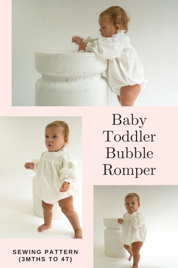 Baby Toddler Bubble Romper sewing pattern (3mths to 4T) - Sew Modern Kids