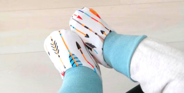 Snuggle Soft Sole Baby Booties sewing pattern (0-3mths to 18-24mths ...