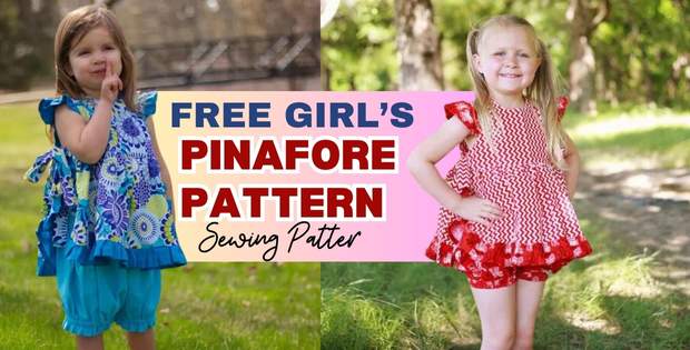 Free Girl’s Pinafore Pattern Sewing Pattern - Sew Modern Kids