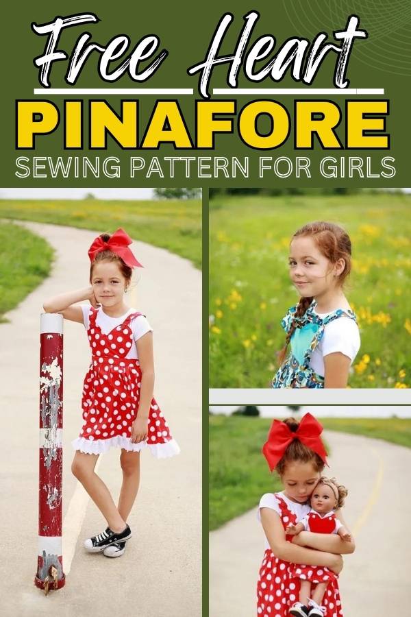 Free Heart Pinafore Sewing Pattern for Girls - Sew Modern Kids