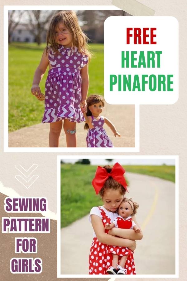Free Heart Pinafore Sewing Pattern for Girls - Sew Modern Kids