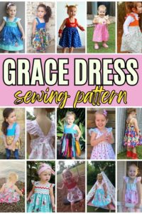 Grace Dress sewing pattern (Sizes 0 to 6) - Sew Modern Kids