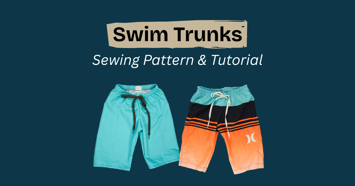 Swim Trunks Sewing Pattern by Heather Handmade - Sew Modern Kids